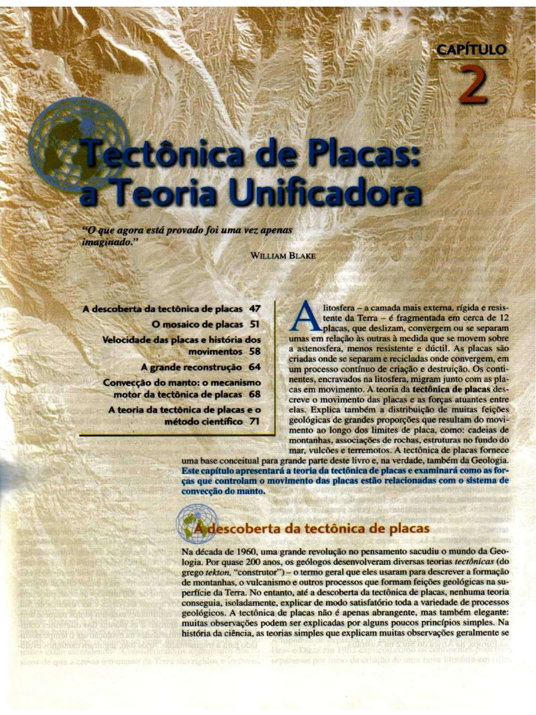 01 Tectnica de Placas para Entender A Terra | PDF