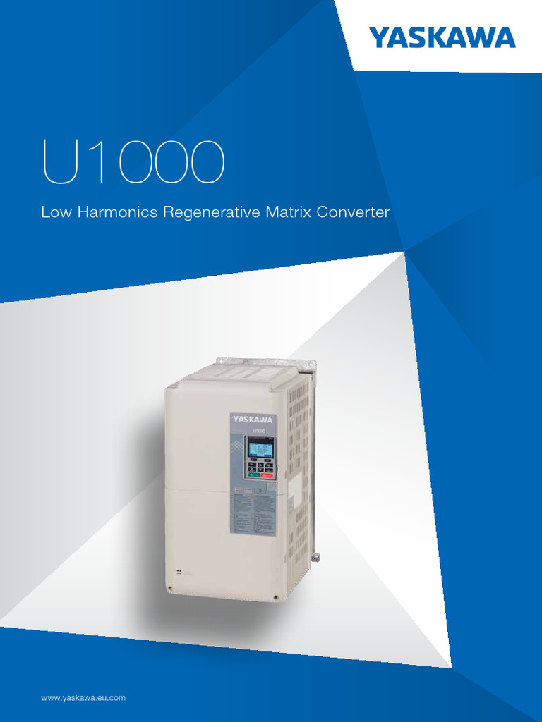 Yaskawa-U1000-Low-Harmonics | PDF