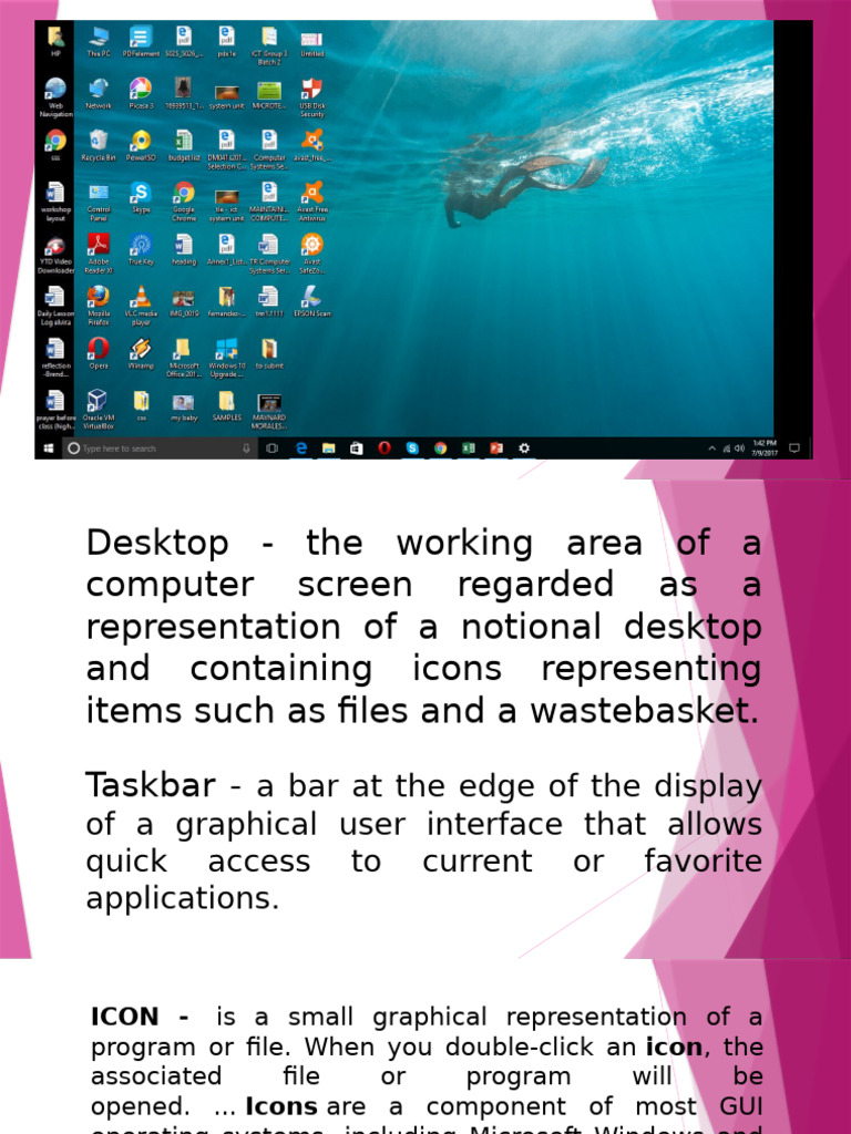 Lesson 5 Desktop Icons | PDF