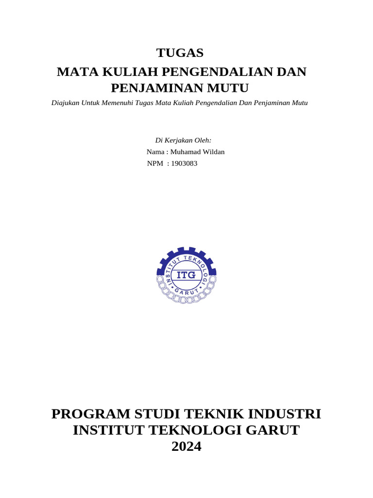 M Wildan Tugas PPM | PDF