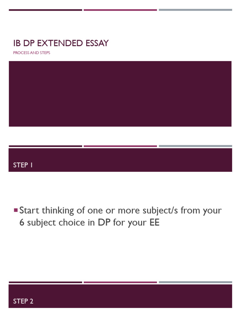 EE Session 4 Process and Steps | PDF