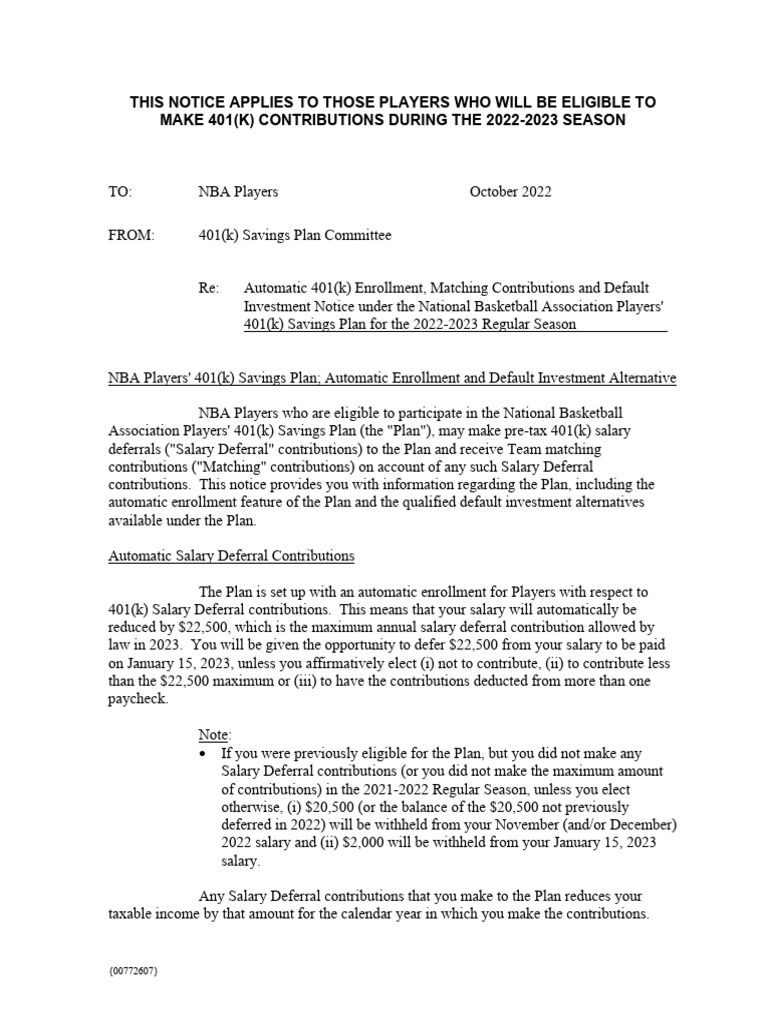 2022-23 Veteran Kit - Standard Contract Player - Oct 2022 | PDF