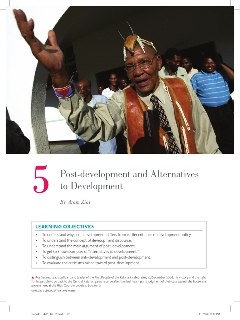 Ziai, PD and Alternatives To Dev | PDF