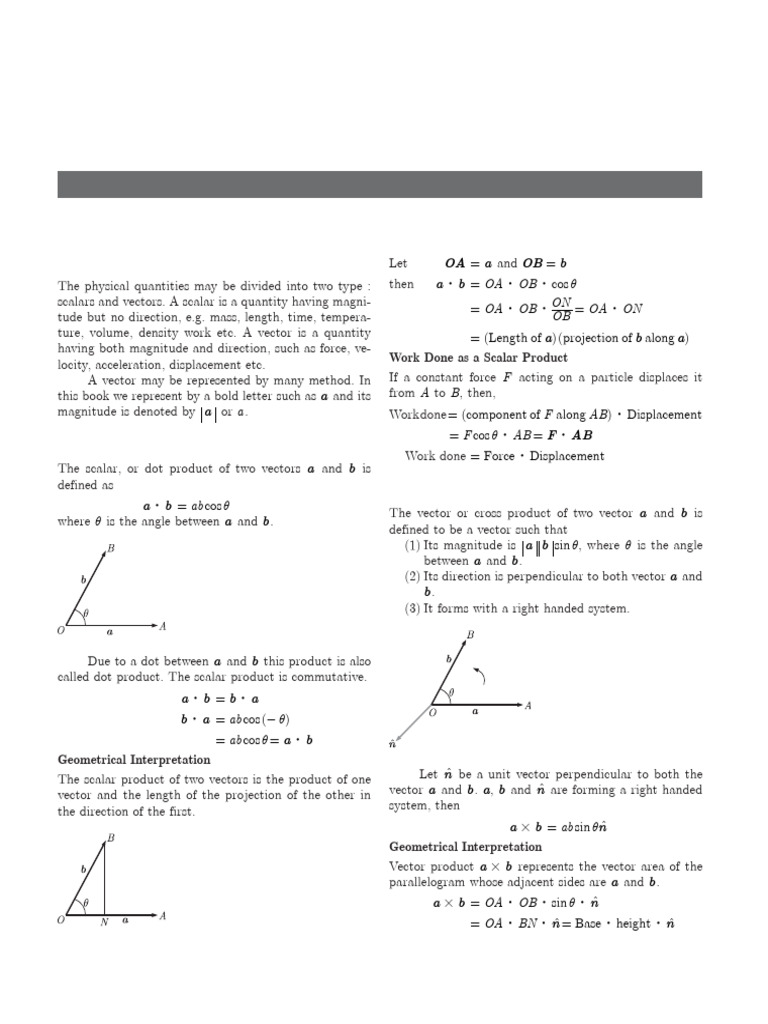 CHAPTER_1_VECTOR_DIFFERENTIATION | PDF