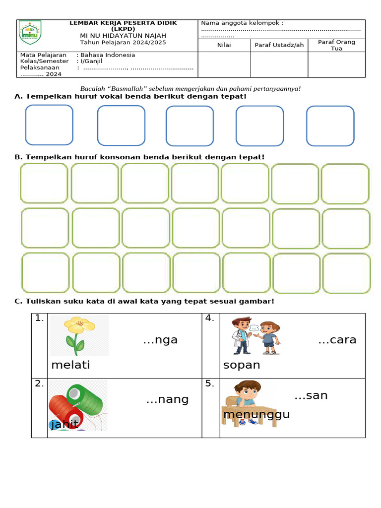 Format LKPD (1) | PDF