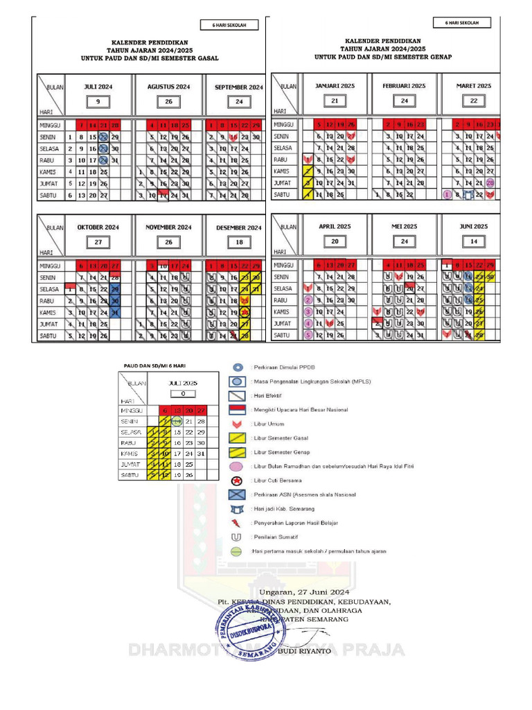 Kaldik 2024-2025 | PDF