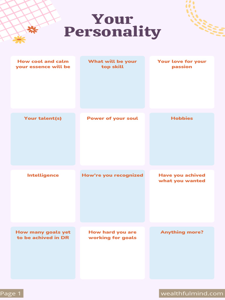 Shifting Script Template Personality | PDF