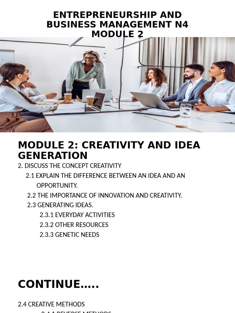 Ebm N4 Module 2 | PDF