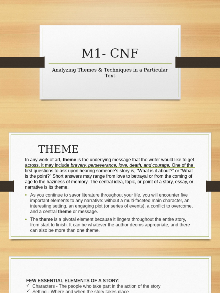 CNF M1 | PDF