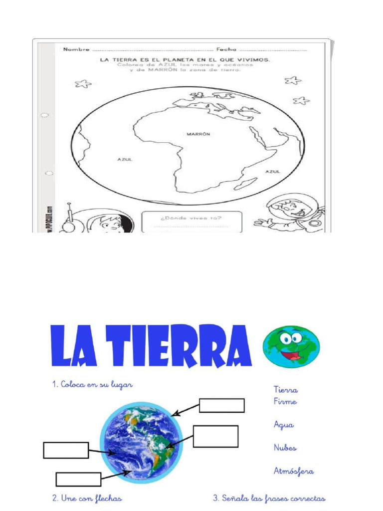 Ficha de La Tierra | PDF