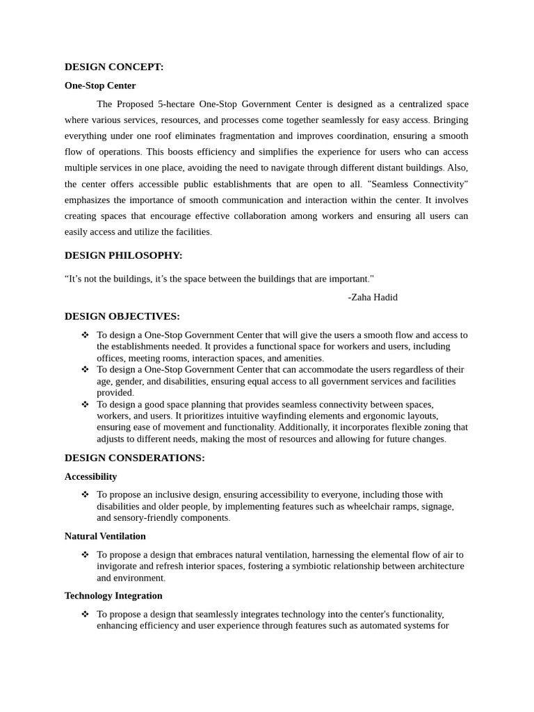 Design Concept | PDF