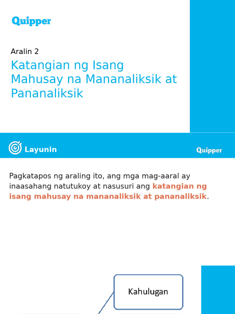 F11 Pagbasa U11 L2 | PDF