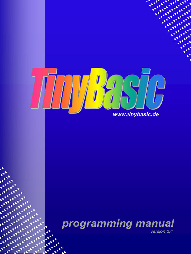 Tiny Basic V240 | PDF