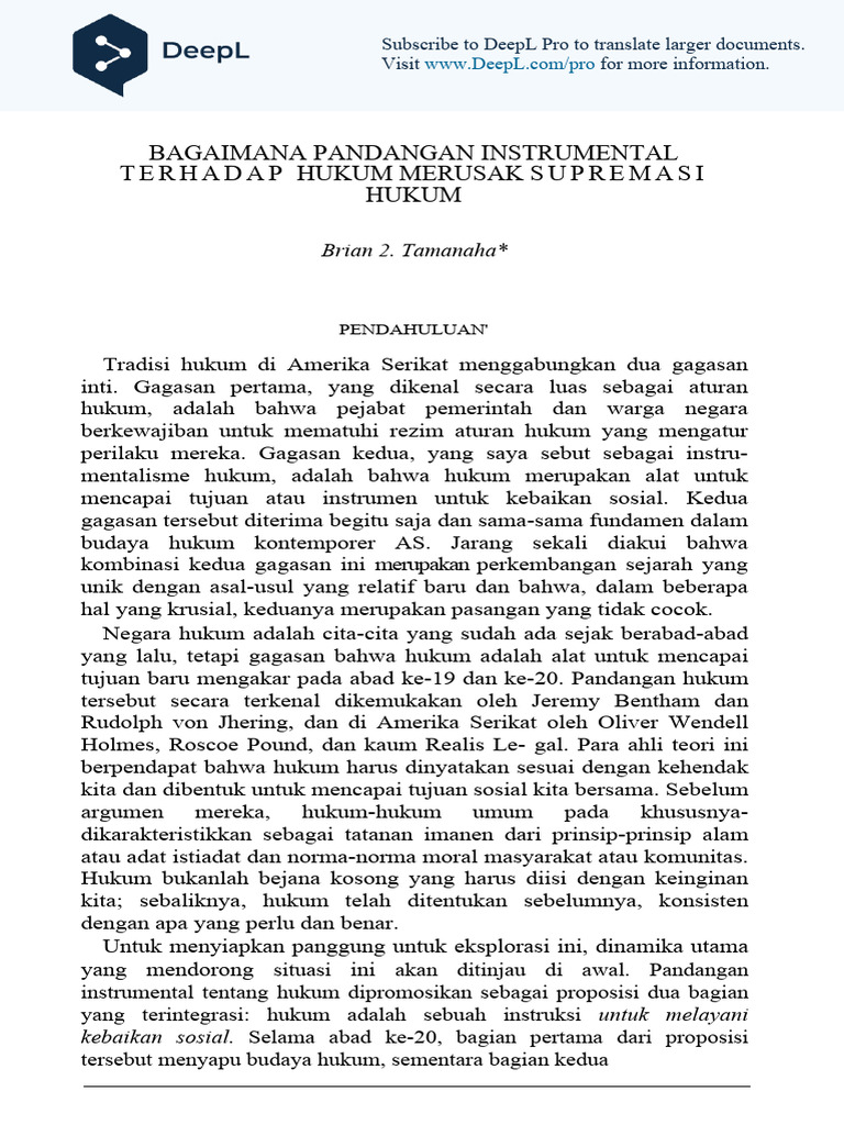 Tamanaha Indo | PDF