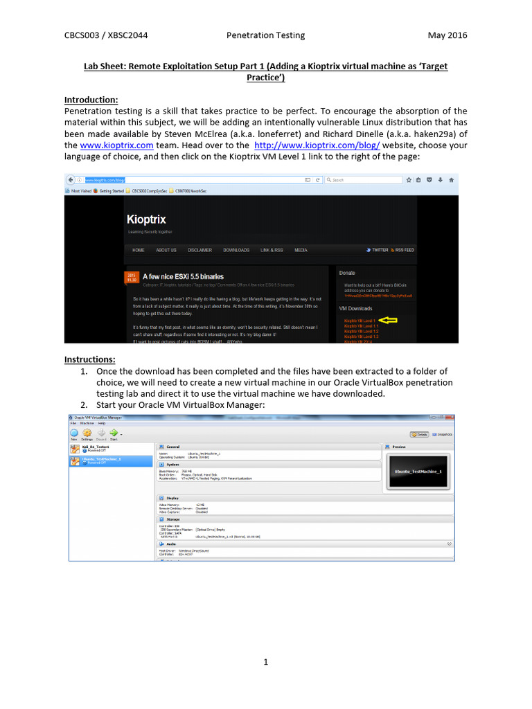Lab - Remote Exploitation Pt1 | PDF