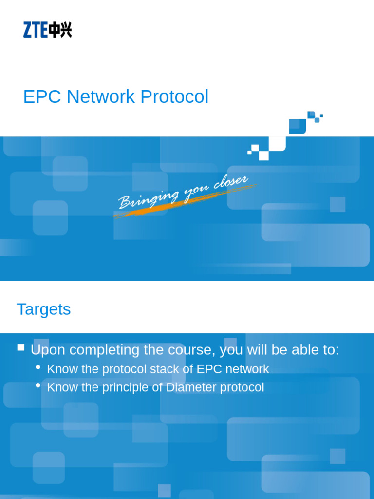04 EP - BT005 - E1 - 1 EPC Network Protocol-25 | PDF