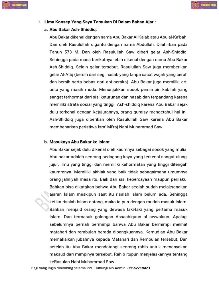 Analisa Bahan Ajar Ski KB 1 | PDF