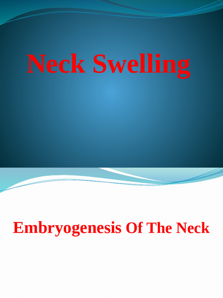 Neck Swelling Pdf