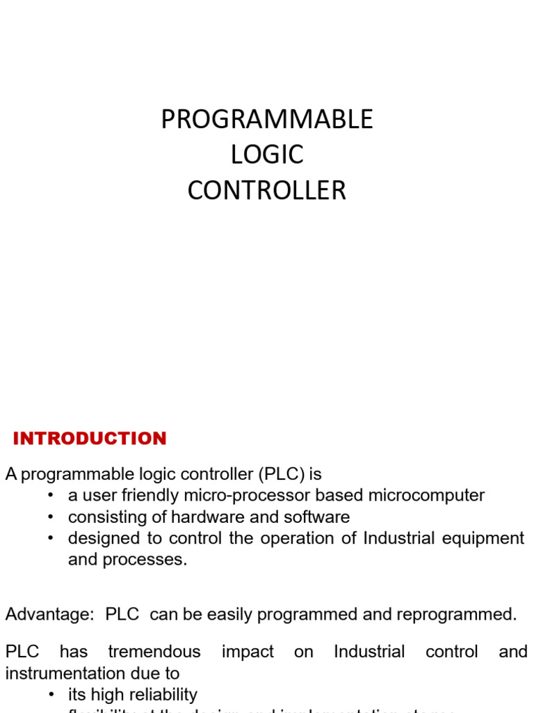 PLC 1 | PDF