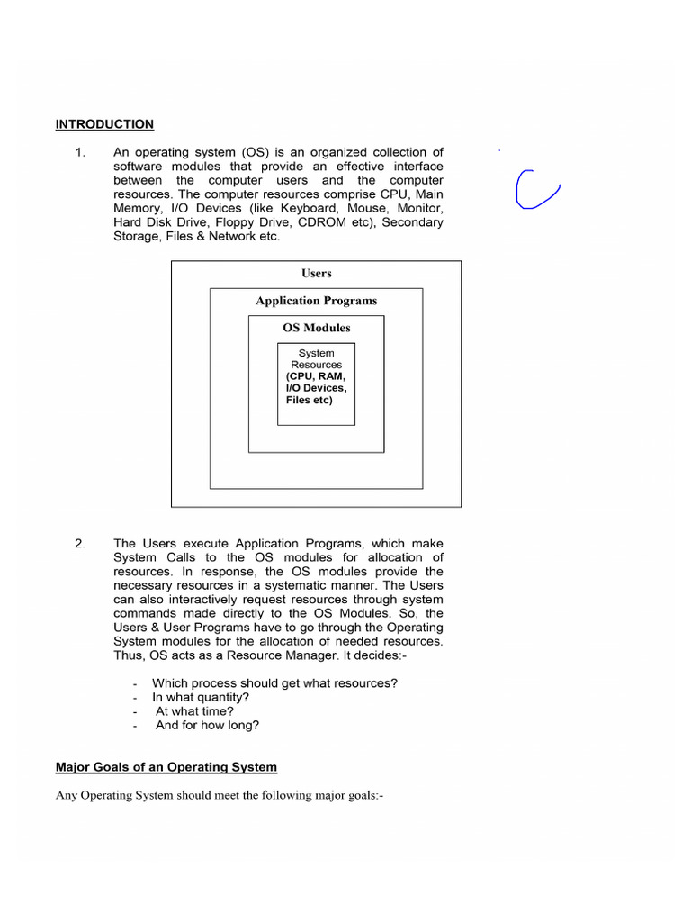 Unit-I Os Aktu | PDF