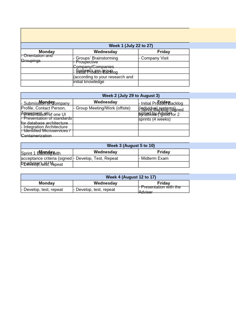Capstone 1 Timeline | PDF