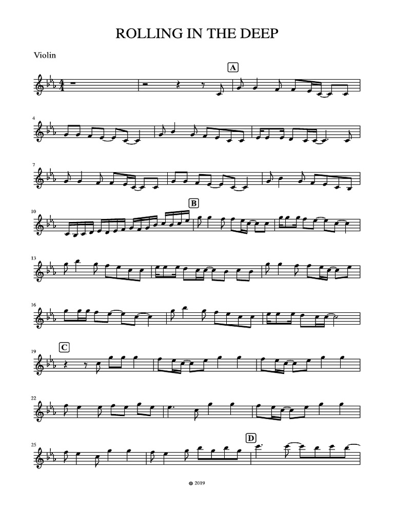 Rolling in The Deep | PDF