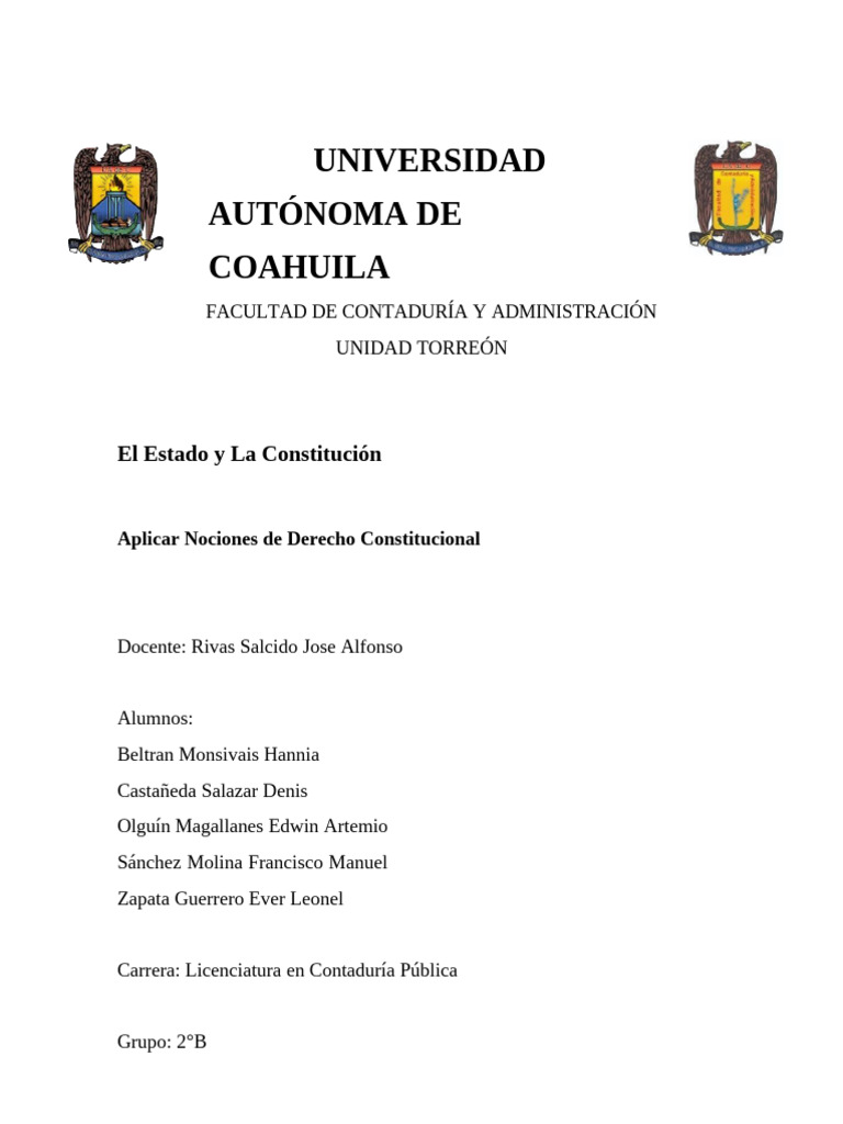 Estado Y Constitución Pdf