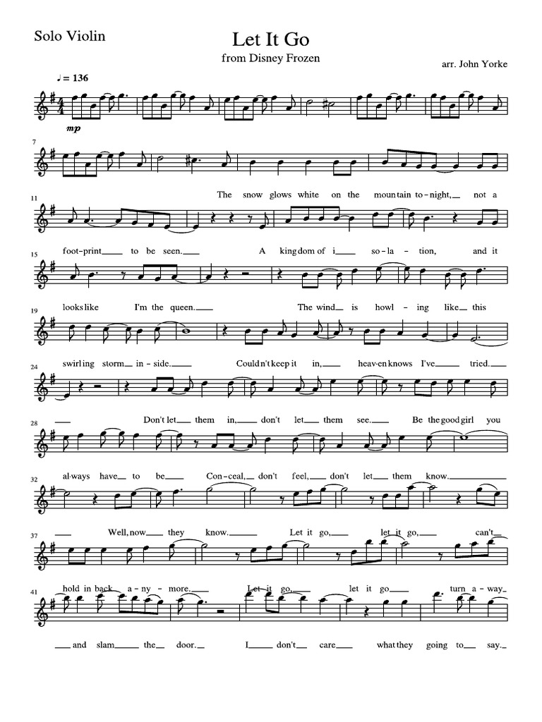 Let It Go | PDF