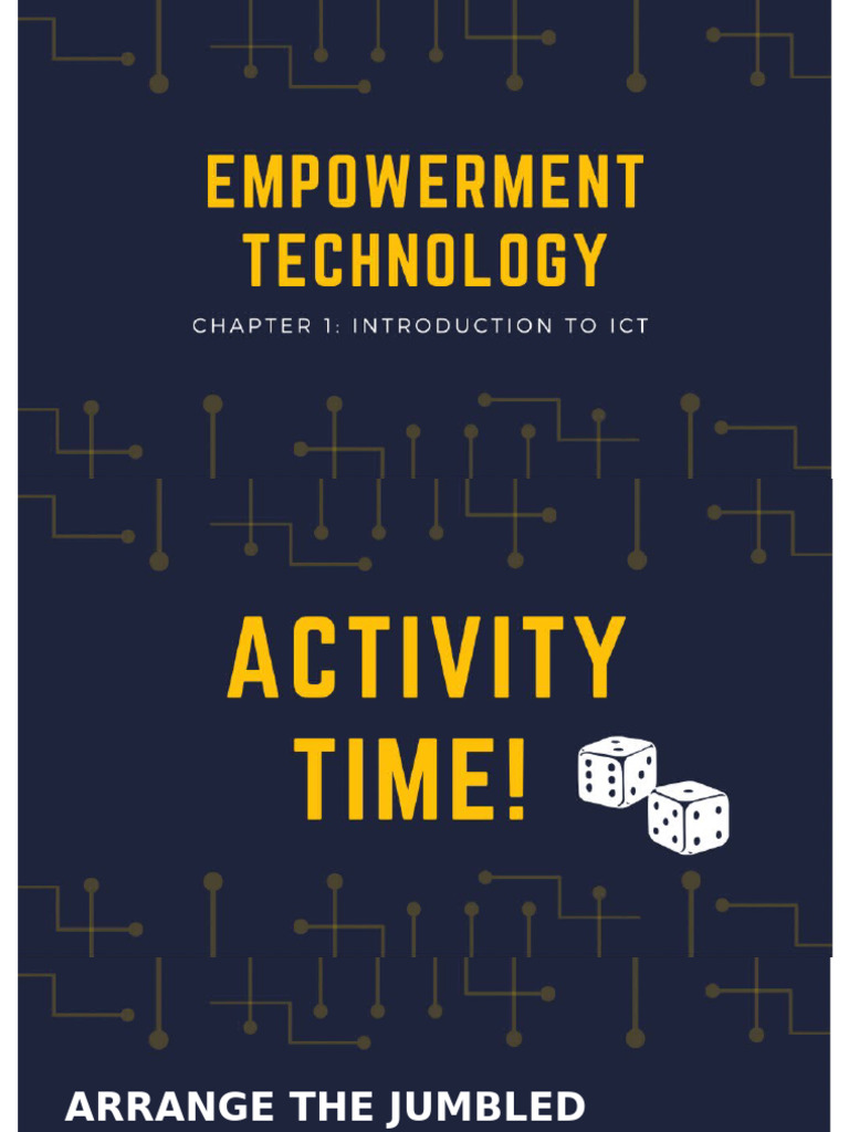 Emtech Lesson 1 | PDF