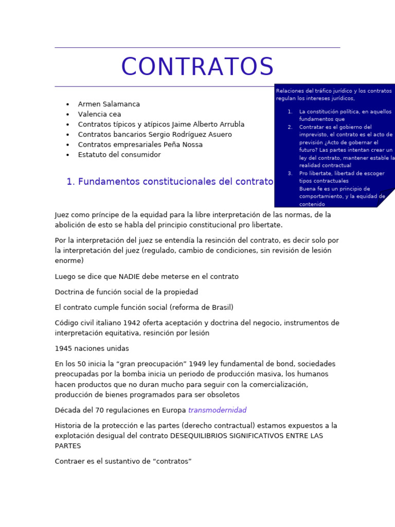 Contratos | PDF