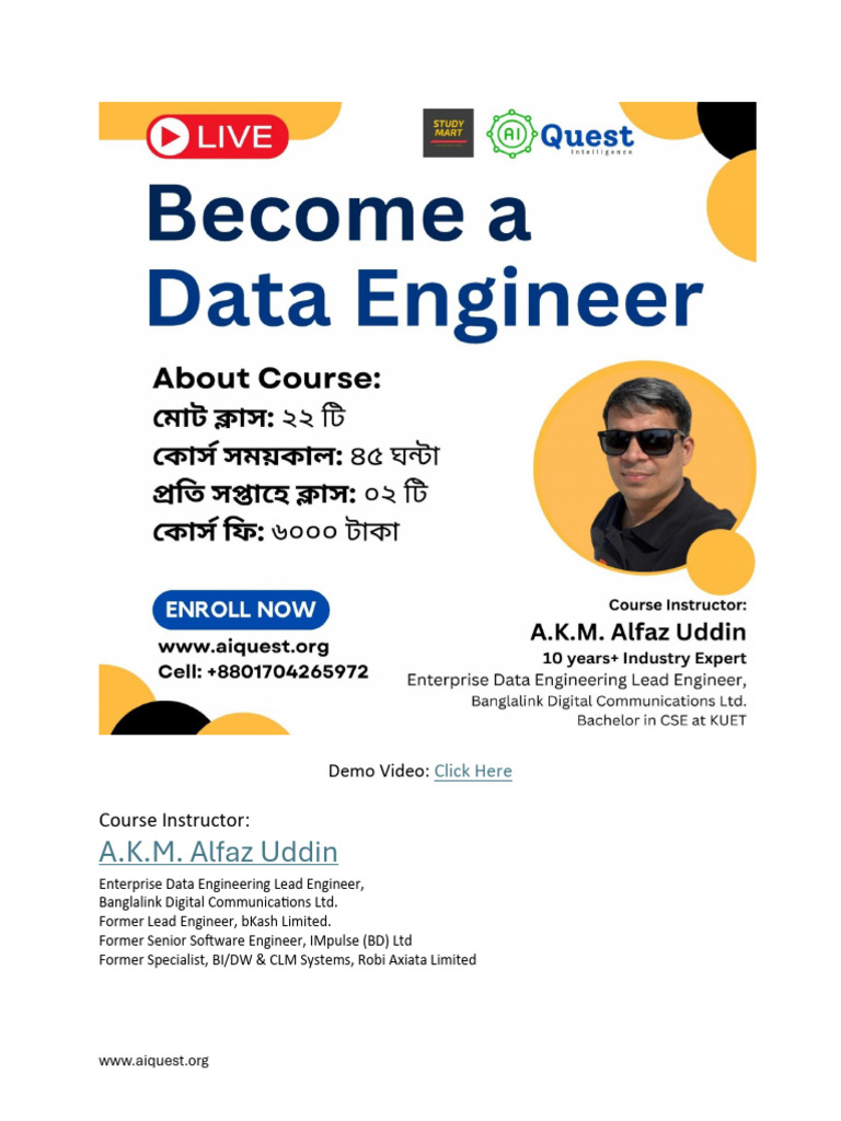 Become A Big Data Engineer 1 | PDF