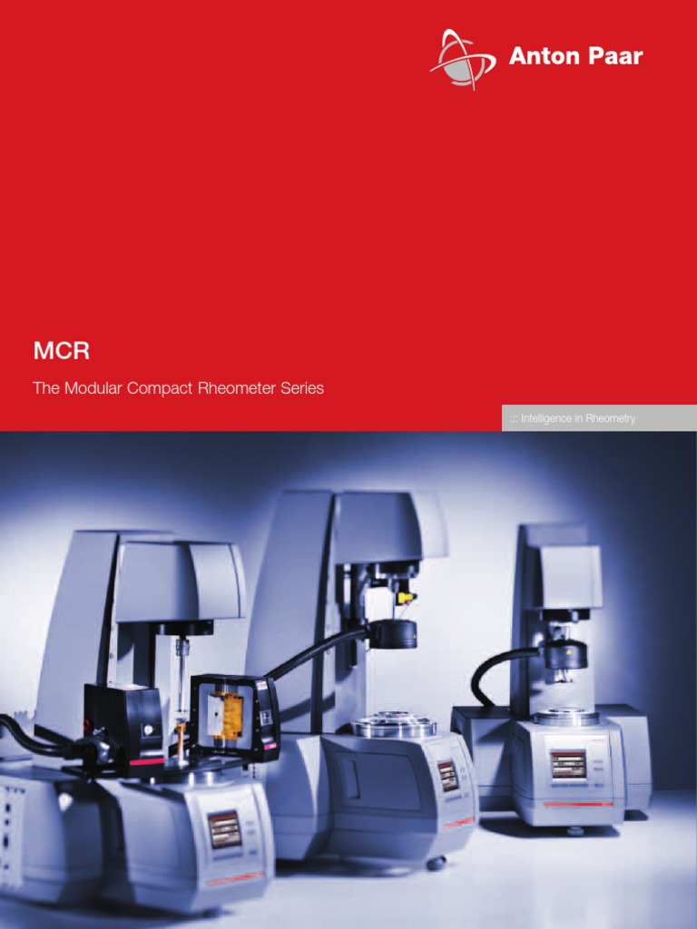 MCR The Modular Compact Rheometer Series | PDF | Rheology | Bearing ...