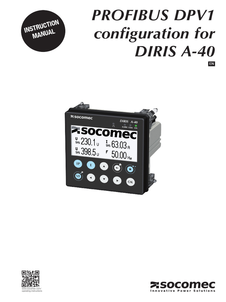 Diris A 40 Profibus - Communication Table - 2018 01 - CMT - en | PDF