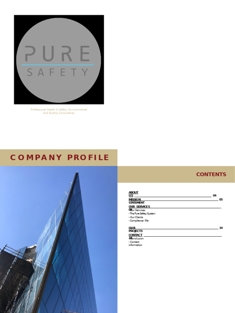 Pure Safety Profile | PDF