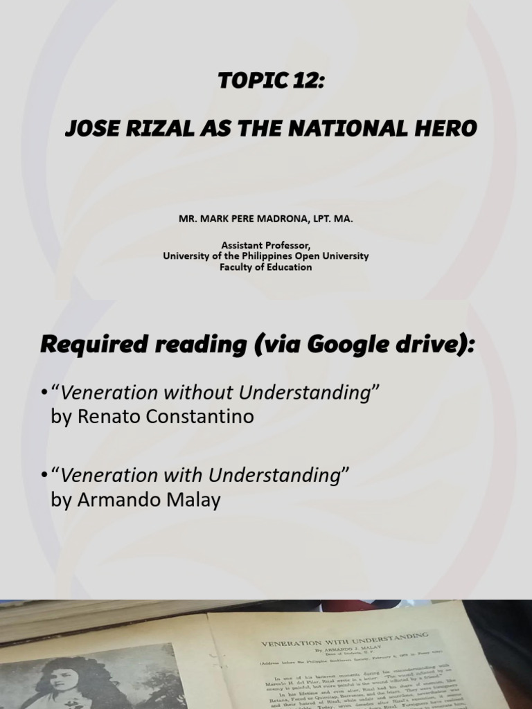 Jose Rizal As The National Hero | PDF