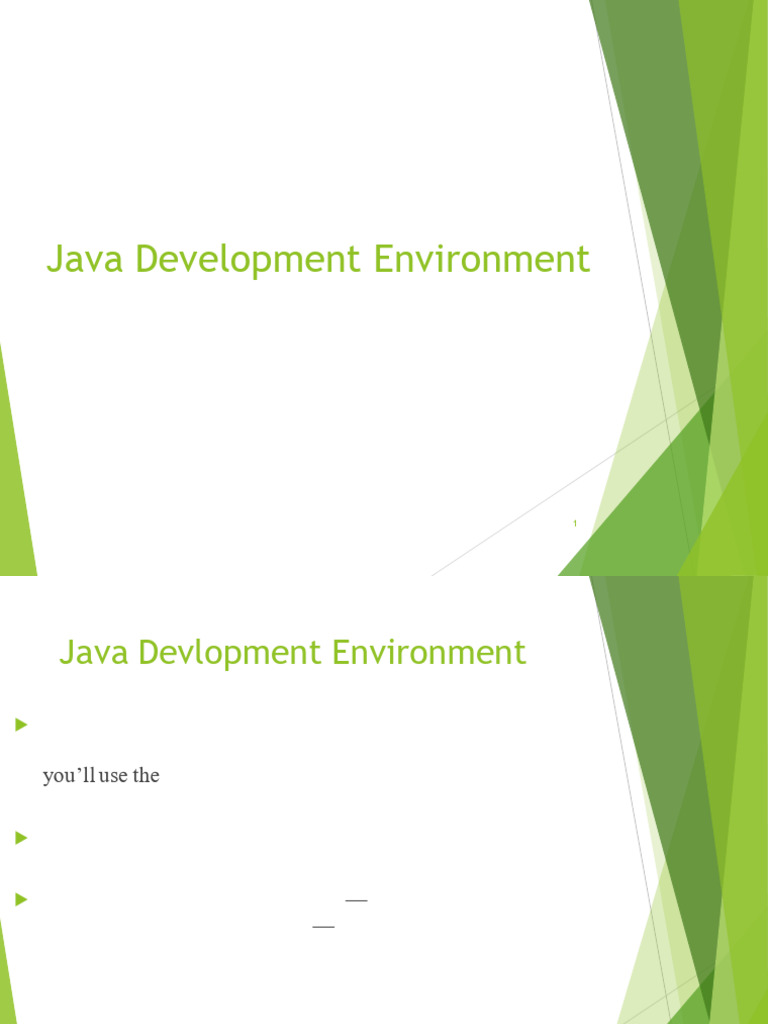 Lecture 1 Java Development Environment Conditional Statements And Loops Pdf