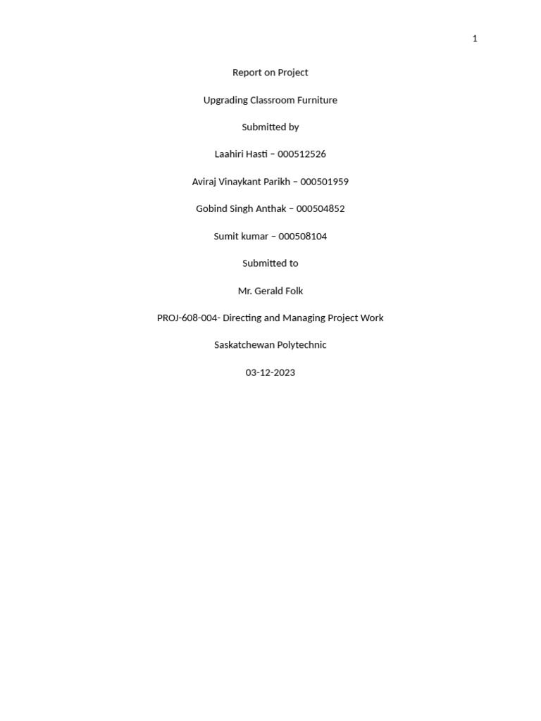 Final Assignment Upgrading | PDF