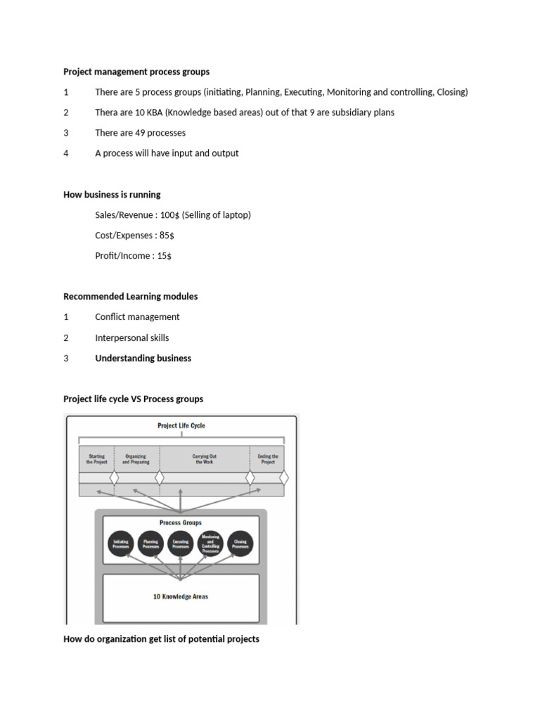 Project Notes 606 LO1 | PDF