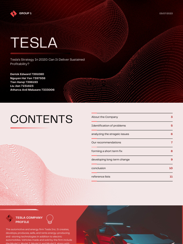 Tesla: Group 1 | PDF