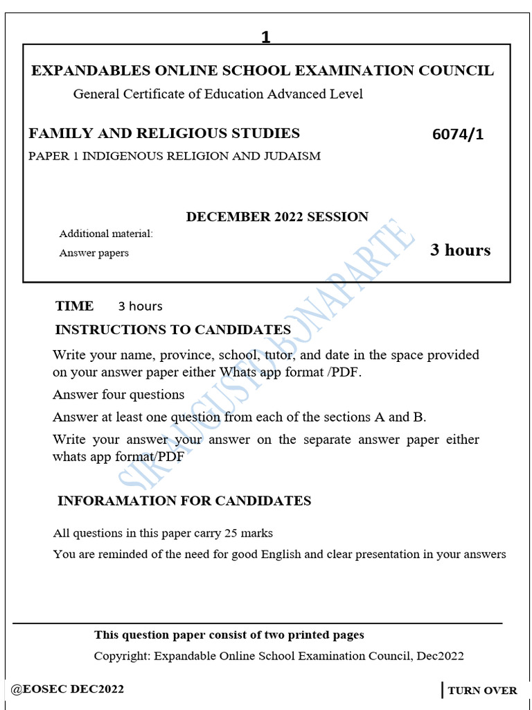 Frs Exam Paper 1 2022 - 230118 - 082346 | PDF