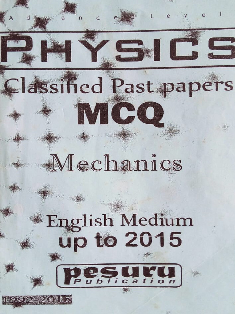 Pesuru Physics Mechanics | PDF