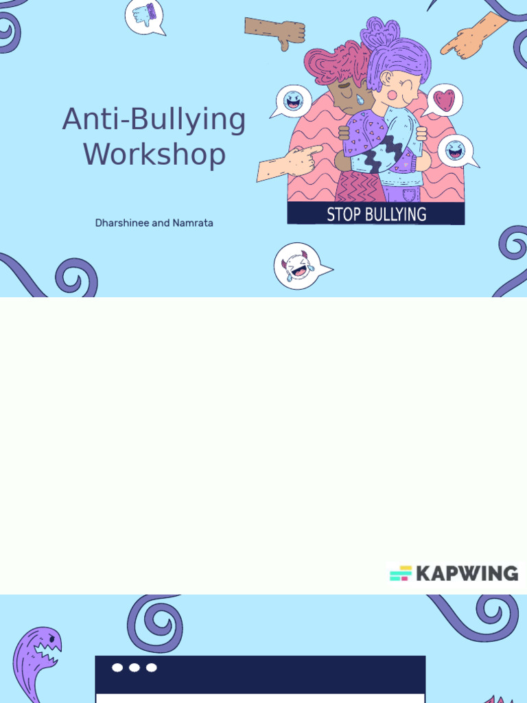 Anti-Bullying Workshop | PDF