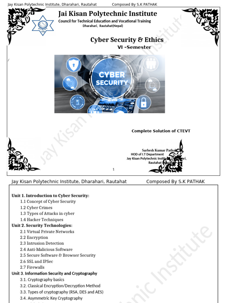 Cyber Law | PDF | Encryption | Malware
