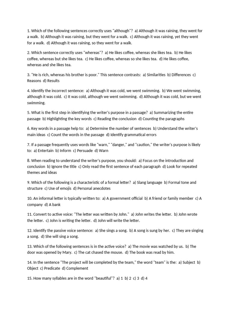 English JSS3 Third Term 2024 | PDF | Grammar | Human Communication