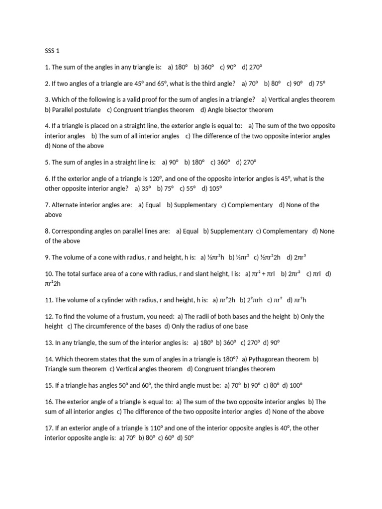 Senior Mathematics 2024 | PDF