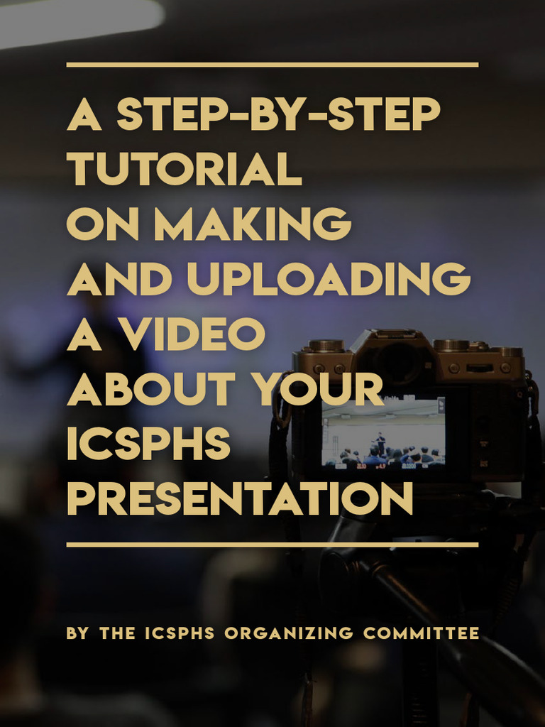 ICSPHS - Instructions For Oral Presentation | PDF