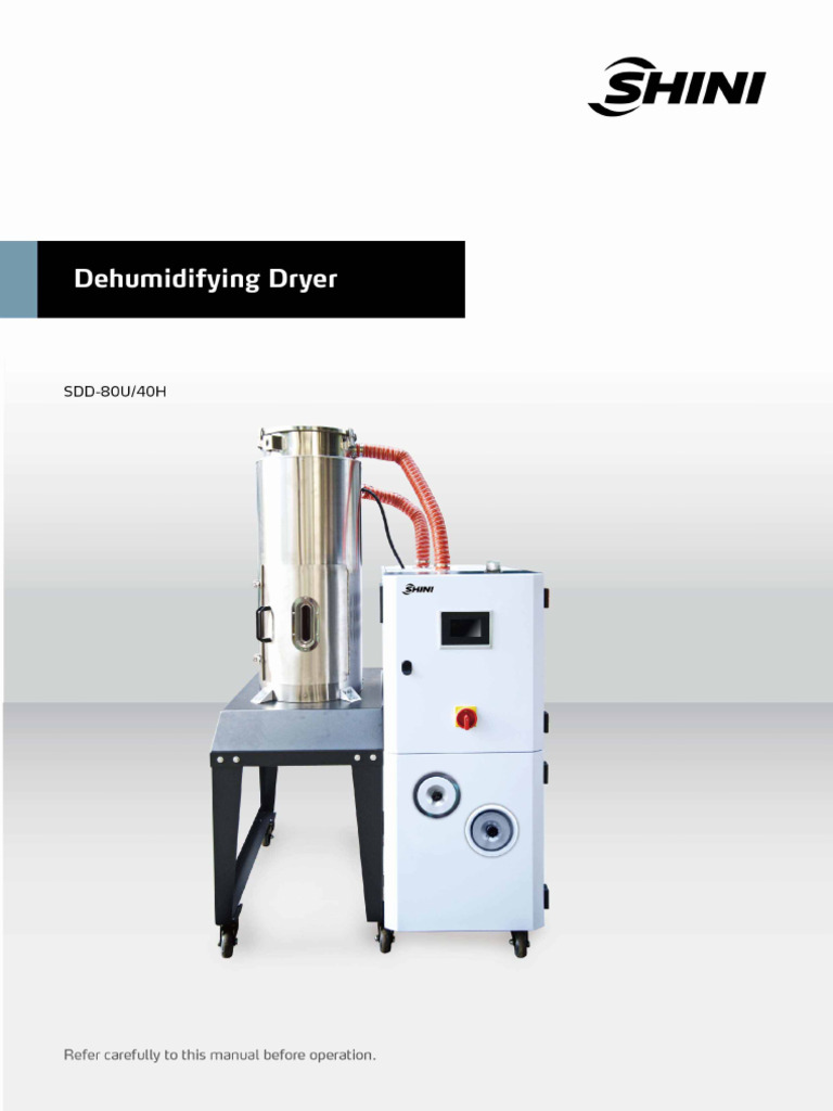 Dehumidifying Dryers - SDD | PDF