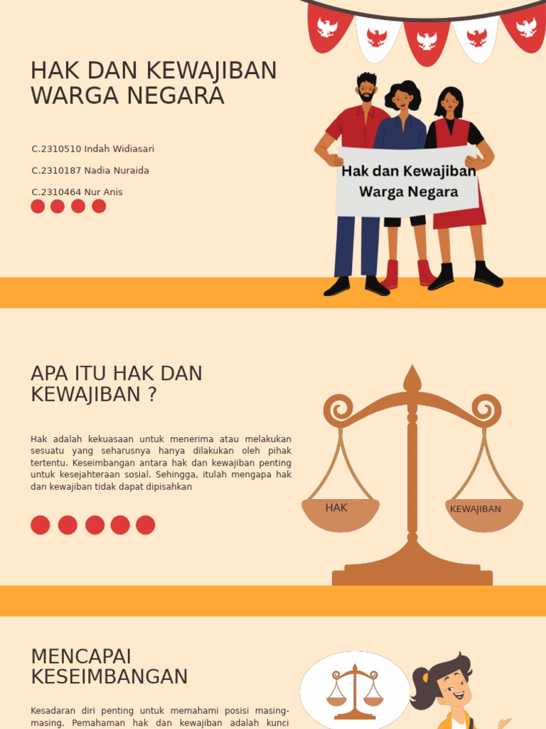 Hak Dan Kewajiban Warga Negara | PDF