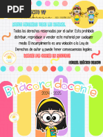 Bitácora Docente 2023-2024 | PDF