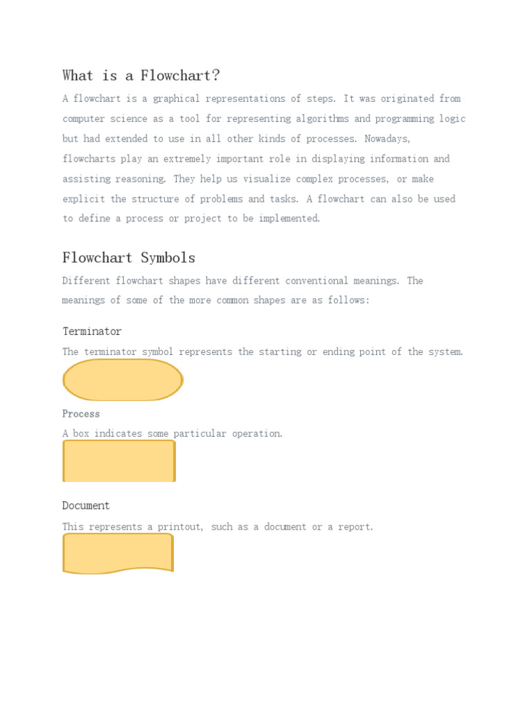 What Is A Flowchart?: Terminator | PDF | Information | Technology ...